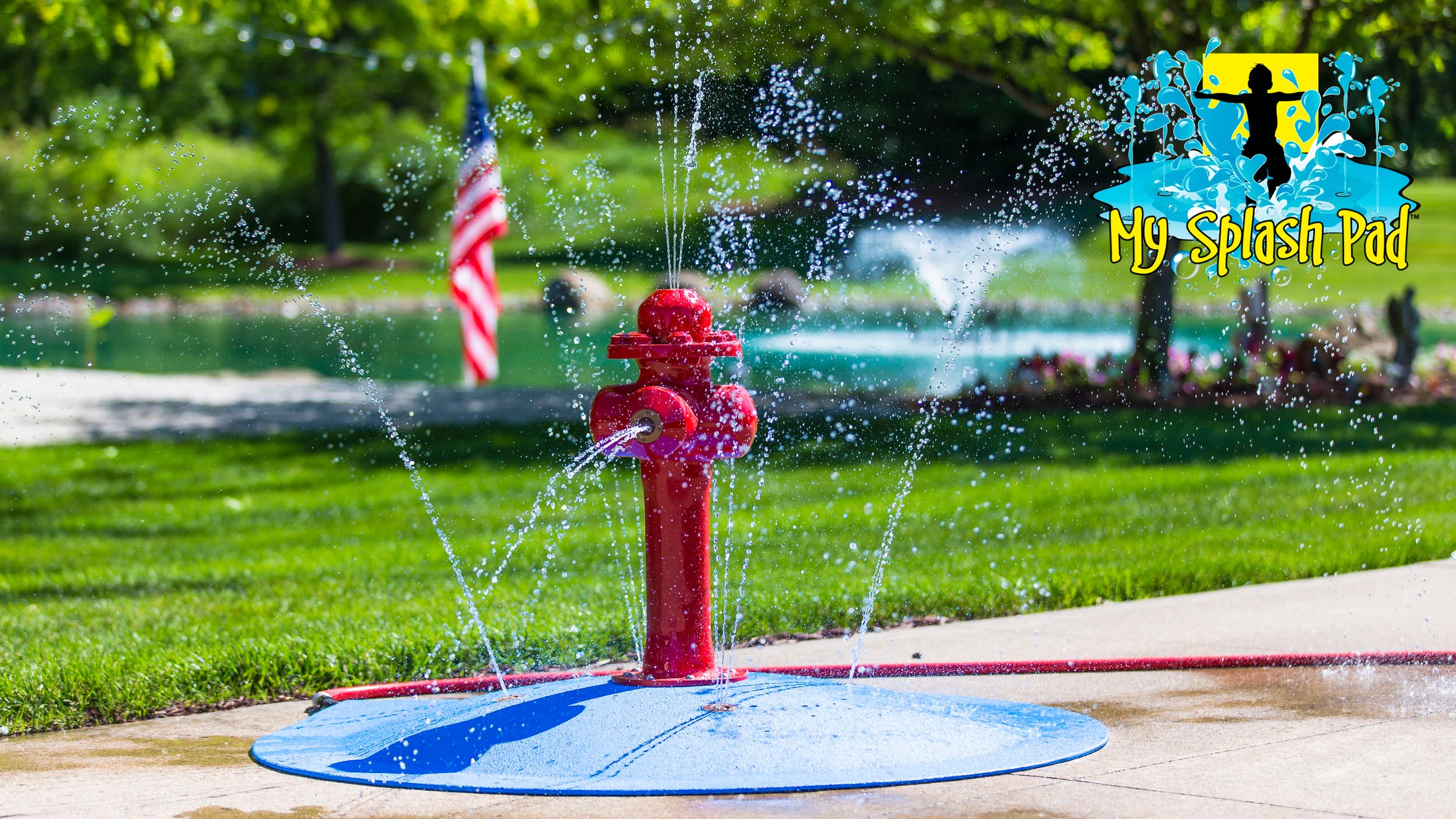 Enjoy an Instant Splash Pad. Made in the USA by My Portable Splash Pad ...