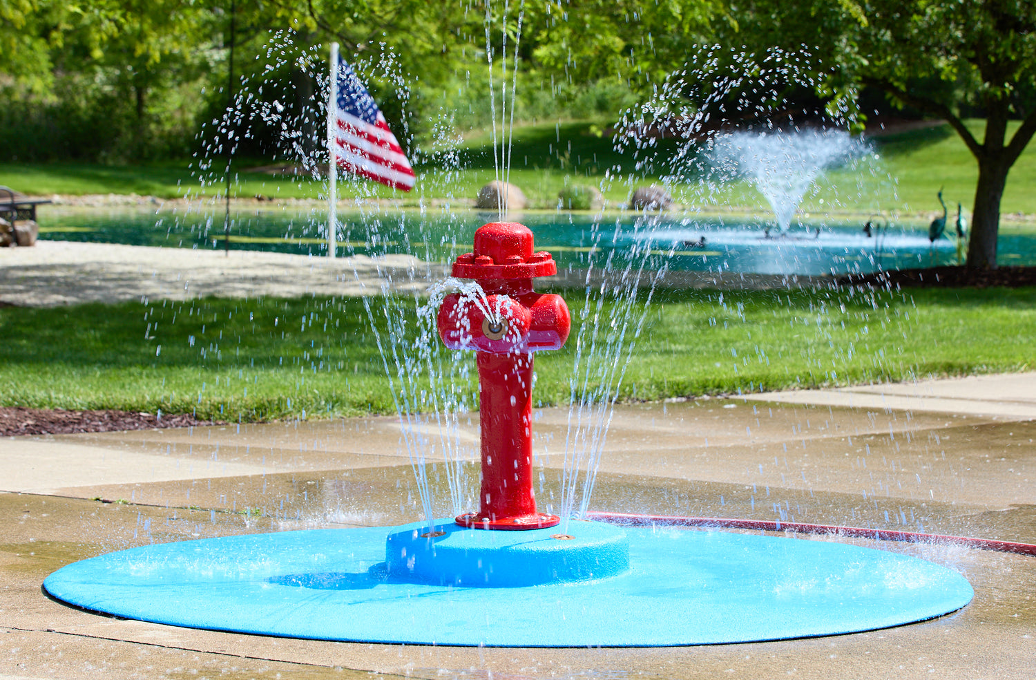 Enjoy an Instant Splash Pad. Made in the USA by My Portable Splash Pad ...