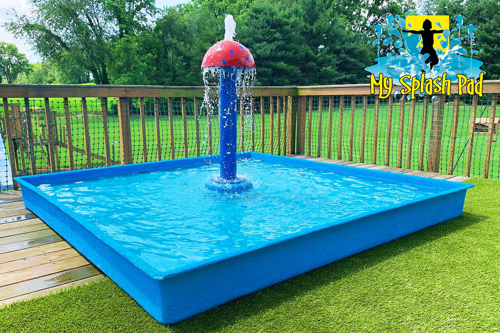 Portable Kid Wading Pool Kit by My Splash Pad – myportablesplashpad.com