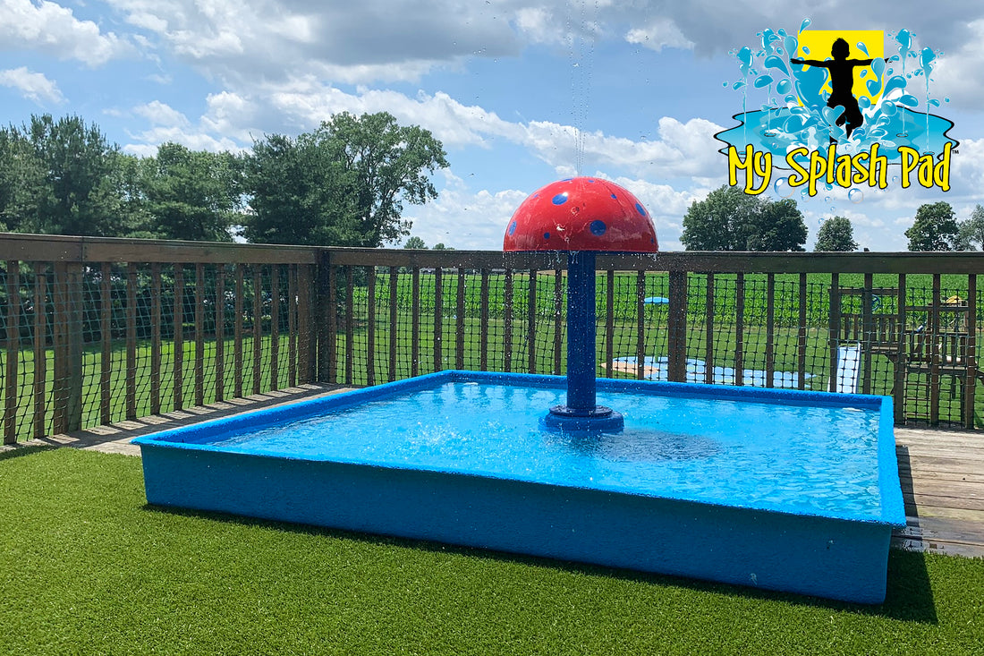 Portable Kid Wading Pool Kit by My Splash Pad – myportablesplashpad.com