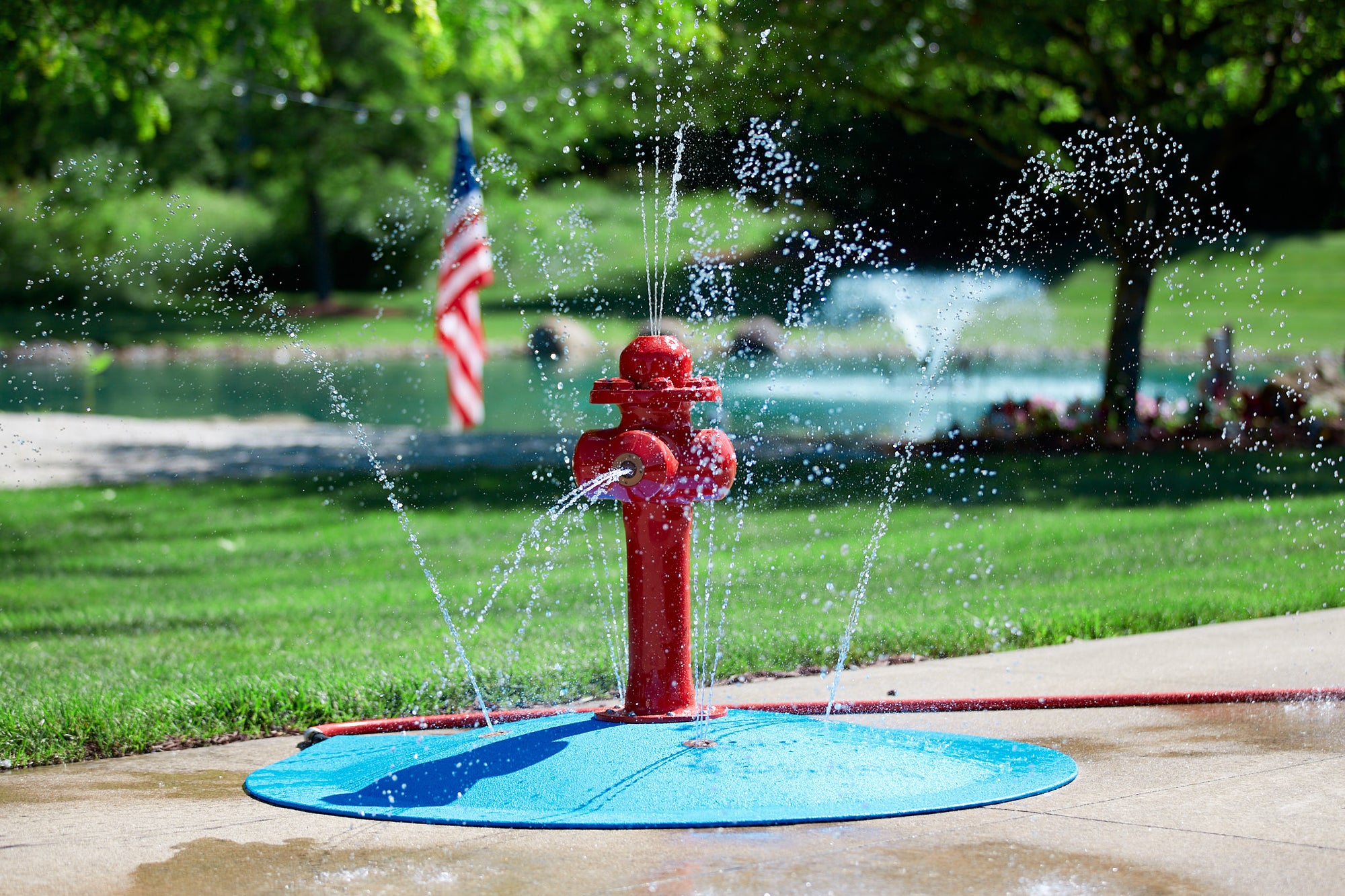 Enjoy an Instant Splash Pad. Made in the USA by My Portable Splash Pad ...