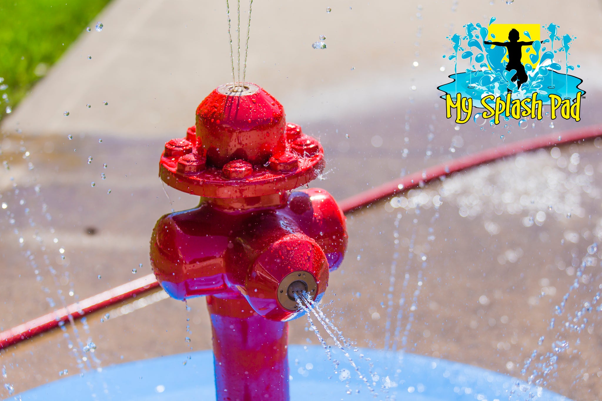 Fire Hydrant Portable Splash Pad Water Play Features by My Splash Pad ...