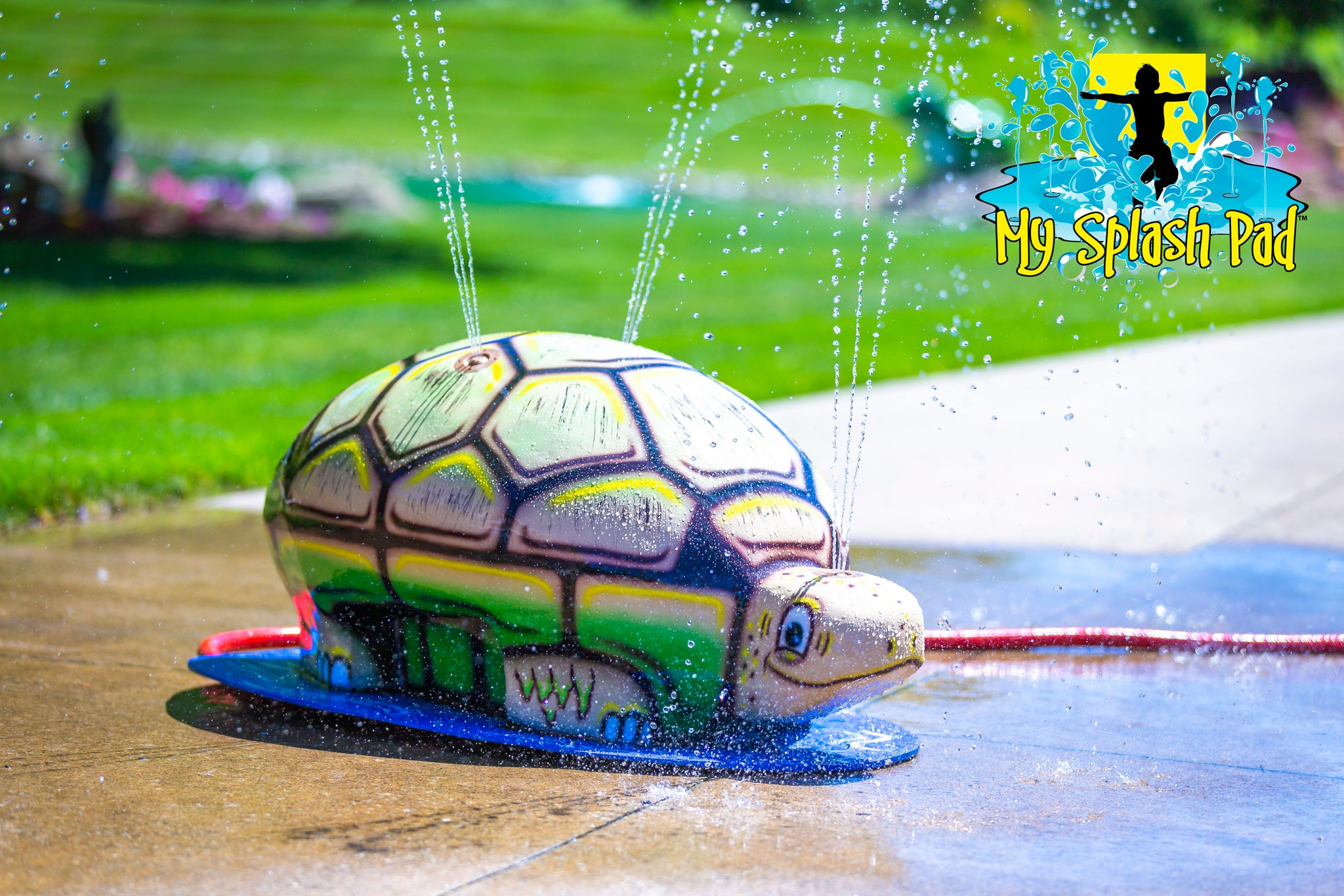Medium Turtle Mobile Spray and Play Features by My Splash Pad ...