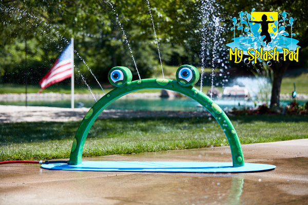 Mini Frog Arch Mobile Water Play Features by My Splash Pad ...